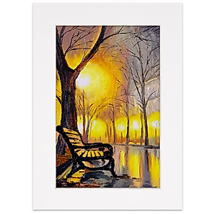 8.5x11 Mat for 12x16 Frame - Precut Mat Board Acid-Free White 8.5x11 Photo Matte Made to Fit a 12x16 Picture Frame, Premium Matboard for Family Photos, Show Kits, Art, Picture Framing, Pack of 1 Mat