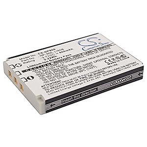 GYMSO Battery Replacement for Praktica 02491-0015-00, 02491-0037-00, BATS4, NP-900 DS-5341, DS-6330, DS-6340, DS-T5, Luxmedia 10XS, Luxmedia 12-TS, Luxmedia 12XS