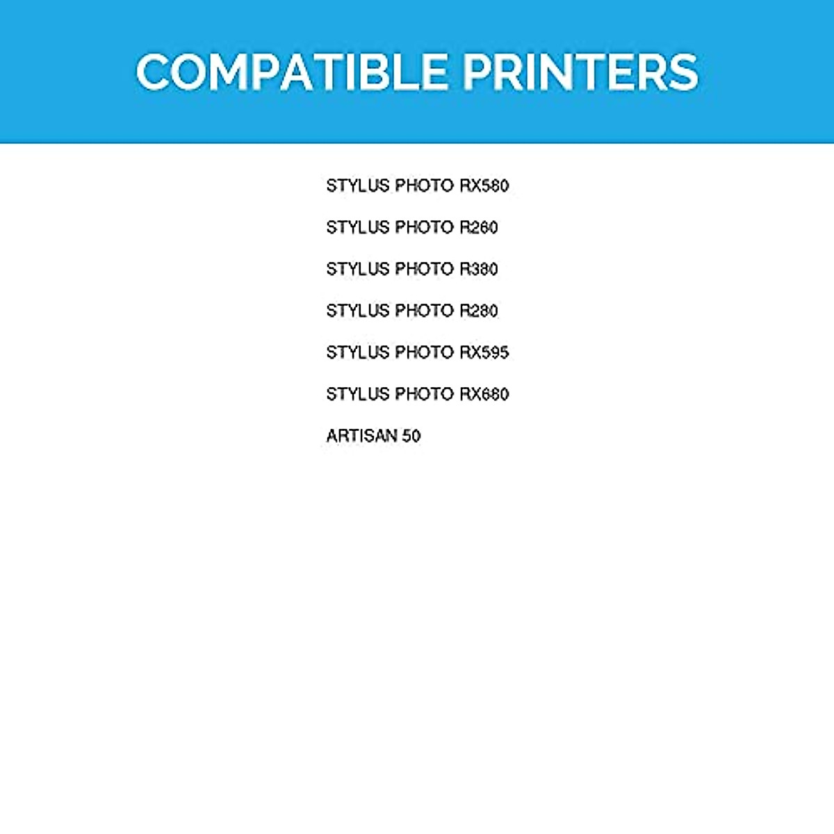 LD Remanufactured Ink Cartridge Replacement for Epson 78 (Black, Cyan, Magenta, Yellow, Light Cyan, Light Magenta, 6-Pack)