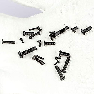 NINDEJIN 720pcs Laptop Notebook Computer Carbon Steel Screws Kit Set, Flat Head Phillips Screw Assortments, M1.4/1.7/2/2.5/3 Countersunk ssd Screws Accessories for SSD Toshiba DELL Sony Samsung