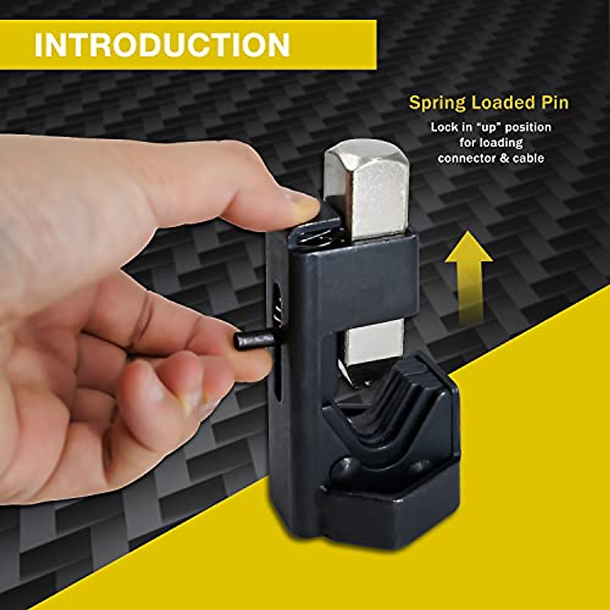 KOTTO Hammer Lug Crimper Tool Combo Battery terminal Wire and Cable with 60 PCS Terminal Connector and 80PCS insulation tape heat shrink tube