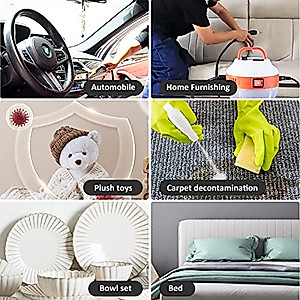 ODPFTY Steam Cleaner, 2800W Handheld High Temperature Steam Cleaner, Portable High Pressure Steam Cleaner, Electric Steam Cleaning Machine for Kitchen Bathroom Cleaning Floor Car Detailing, (110V, Red)