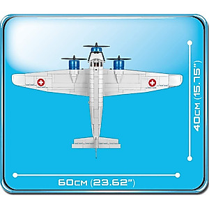 542 Pcs Historical Collection WWII Planes /5711/ Junkers Ju-52