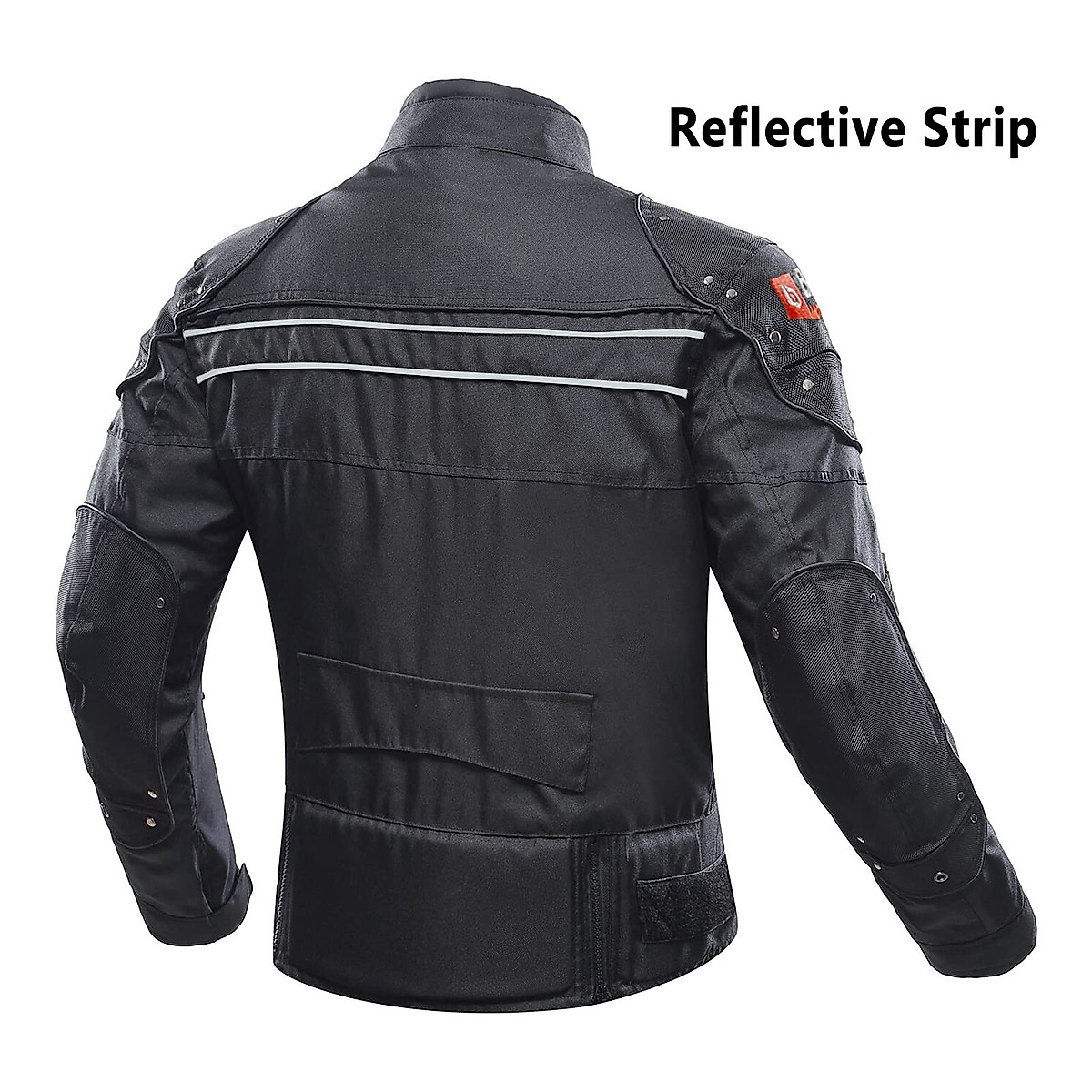 BORLENI Motorcycle Jacket Motorbike Riding Jacket Windproof Motorcycle Full Body Protective Gear CE Armor All Season