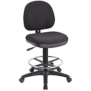 Lorell 80008 Adjustable Multi Task Stool,24-Inch x24-Inch x40-1/2-Inch x50-1/2-Inch ,Black