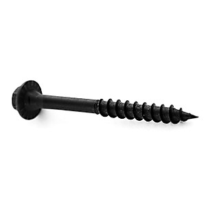 Ozco Building Products 56627 1/4-inch by 3-3/4-inch OWT Timber Screws, (25 per Pack)