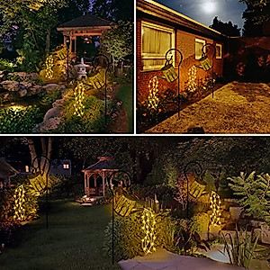 Solar Watering Can with Lights, Outdoor Garden Decor Hanging Lantern Waterproof Landscape Lights Outside Decorations for Patio Yard Art Flower Bed Backyard Gardening Gifts for Mom Grandma Women