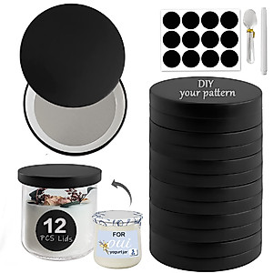 Oui jar lids 8Pack oui yogurt jar lids-Natural Bamboo Wood oui lids with Silicone Sealing Rings for Yoplait Yogurt Container,lids for oui yogurt jars with repeat writing label