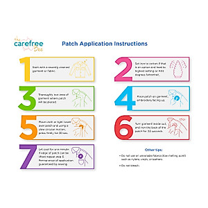 Iron on Hippie Patches Retro - The Carefree Bee | The Beatles Set of 12 Iron On Vintage Patches for Backpacks, Cute Jean Peace Sign Patches for Clothes (Set 4)