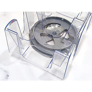 FONBEAR 6-Deck Rotating Playing Card Holder - Smooth 360 Degree Swivel Deck Holder - Playing Card Tray Great for Canasta, UNO, Blackjack, Texas Hold'em, Hand and Foot, Dealing and Discard Accessories