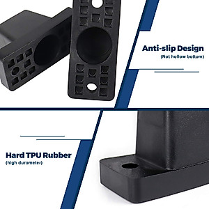 Pearwow Anti-Vibration Rubber Pads,4 Pack Air Conditioner Mounting Bracket Shock Absorbing Pads for Ductless Mini Split AC Condenser Units