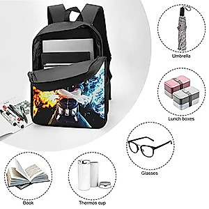 Cejburw Anime Manga Todoroki Backpack with Ergonomic Back Pad, Durable Laptop Bag Large Book Bag Travel Daypack Wear Resistant Back Casual Bookbag