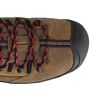 KEEN Utility Men's Pittsburgh 6" Leather Waterproof Steel Toe Work Boots, Bison, 10.5 Wide