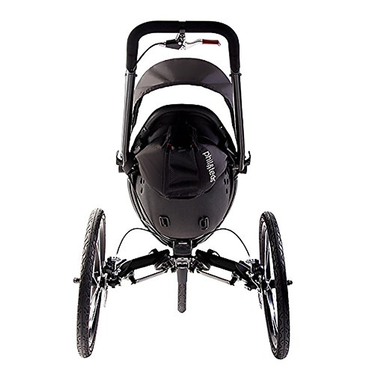 phil&teds Sub 4 World's Fastest Jogger, Black