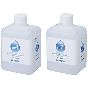 HORIBA 100-4/100-7 pH Calibration Buffer Solution Kit (pH 4, pH 7), 17 oz. Each