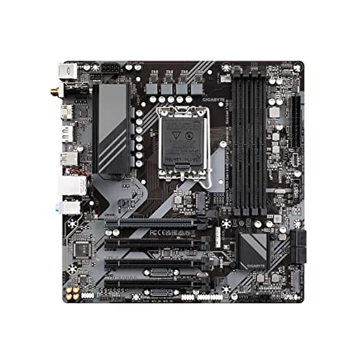 GIGABYTE B760M C (LGA 1700/ Intel/ B760/ Micro ATX/ DDR5/ M.2/ PCIe 4.0/ USB 3.2 Gen 2 Type-C/Realtek Wi-Fi 1GbE LAN/Q-Flash Plus/PCIe EZ-Latch/Motherboard)