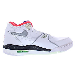 Nike Air Flight 89 Mens Shoes Size 9.5, Color: White/Silver