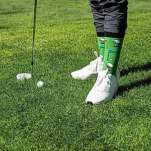 Lavley Par Tee Golf Socks - Funny Gift for Golfers - Unisex One Size for Men and Women