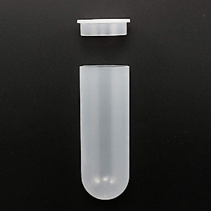 uxcell 10 Pcs 100ml Plastic Centrifuge Tubes with Snap Cap, Polypropylene Graduated Micro Centrifuge Tube, Round Bottom, Clear, Storage Container for Beads Sample Lab