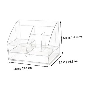 Outanaya Acrylic Desk Drawer Clear Storage Organizer Jewelry Organizer Transparent Storage Drawers