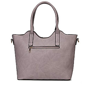 Mia K Collection Crossbody Bags for Women Purses and Handbags, Shoulder Strap, PU Leather Top-Handle Satchel Tote Cognac