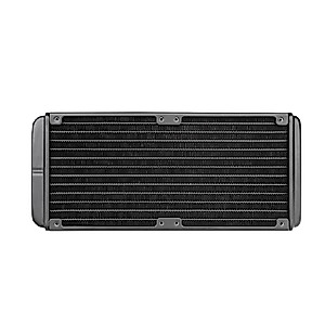 Thermaltake TOUGHLIQUID Ultra 240 AIO Liquid Cooler AMD(AM5/AM4) Intel(LGA 1700/1200) 2.1 Inch Rotational LCD Display 2500RPM Radiator Fan TT RGB Plus/Alexa/Razer Chroma Enabled CL-W322-PL12GM-B,Black