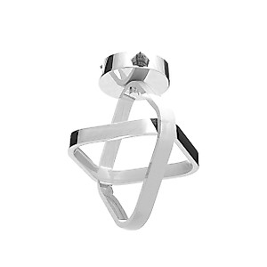 CANEOE Modern Led Ceiling Light, 22W Square Small Led Ceiling Lamp Fixures, 6000K Cool White Close to Ceiling Lights for Living Room Bedroom Ktchen Office Hallway Lights