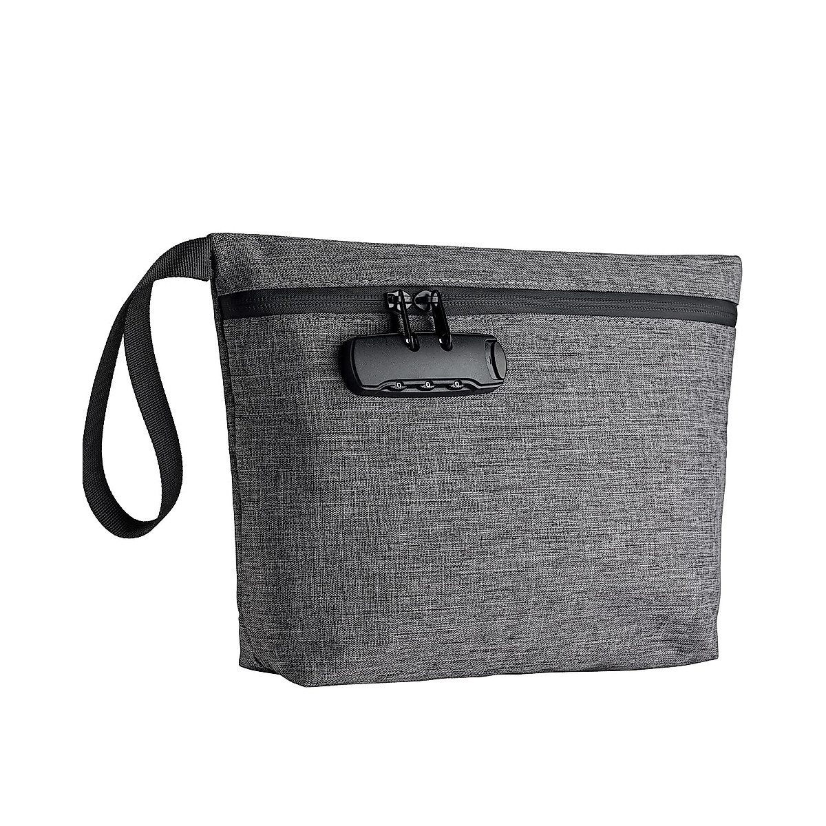 SafeDelux Storage Bag with Combination Lock and Aluminum Storage Jar