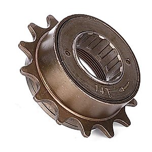 Single Speed Freewheel 14T Single Speed Freewheel Flywheel Bike Accessory for Mountain Road Folding