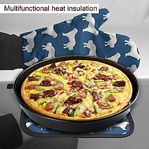 Great Pyrenees Cute Dogs Oven Mitts and Pot Holders Set Kitchen Gift Set for Kitchen Cooking Baking, BBQ