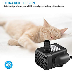 USB Water Pump fountain pump Submersible Water Pump 3W for Pet fountain pet Water Dispenser DC 3.5-9V Water Fountain Pump