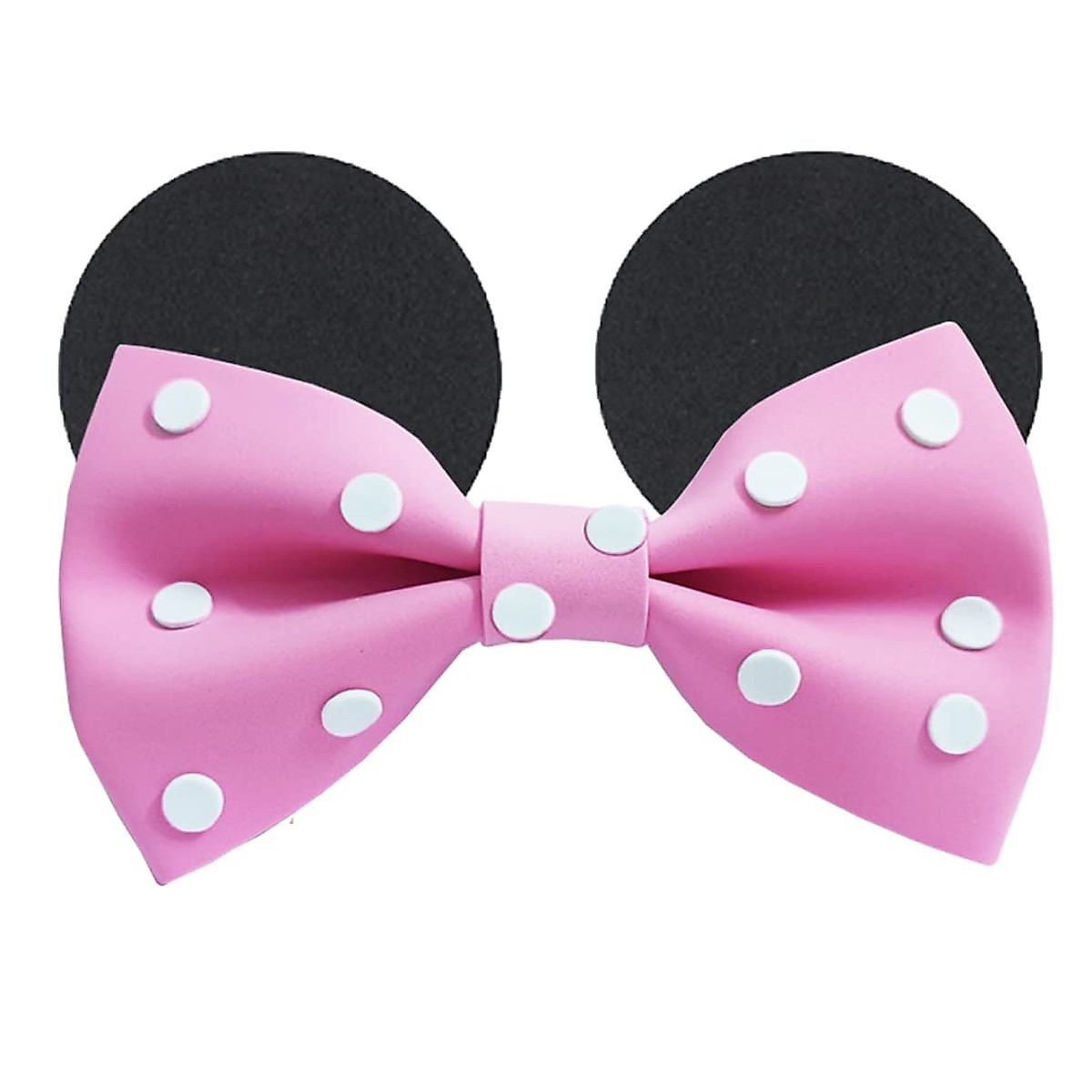 Mouse Cake Topper Bow and Ears for Birthday (New pink)