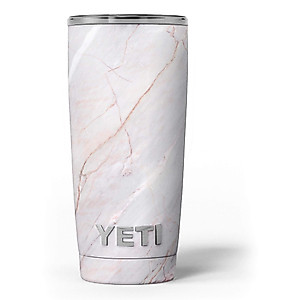 Design Skinz Slate Marble Surface V14 - Skin Decal Vinyl Wrap Kit Compatible with The Yeti Rambler Cooler Tumbler Cups