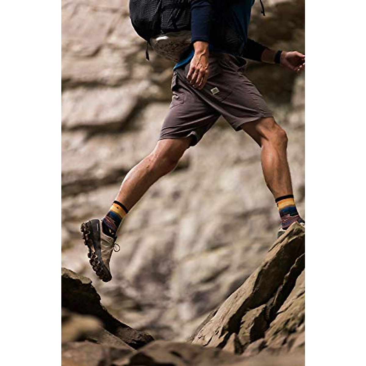 VISION SIX Impression, Parks Edition, Running and Cycling Socks (Zion, Large)