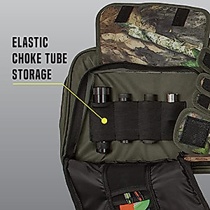 Allen Company Gear Fit Pursuit Shocker Turkey Shotgun Case, 52", Mossy Oak Obsession, Gray/White/Red (954-52)