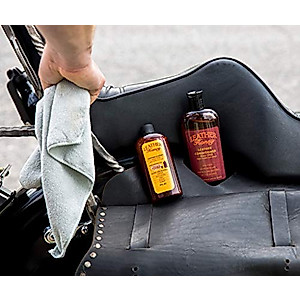Leather Honey Complete Leather Care Kit Including 8 oz Cleaner and 16 oz Conditioner for use on Leather Apparel, Furniture, Auto Interiors, Shoes, Bags and Accessories