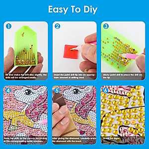 56 Slots Diamond Painting Storage Containers, 56 Grids 5D Diamond Embroidery Accessories Tools, Plastic Bead Organizer with Label Stickers for DIY Sewing, Art Craft, Nail Diamonds, Bead Storage