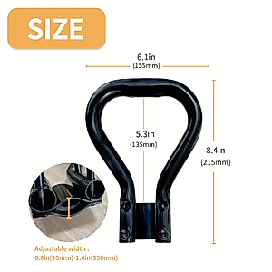 Recliner Handle Extender, Recliner Lever Extender for Lazy Boy, Heavy Duty Steel Oversized Recliner Chair Hand Lever Extender Make Raising & Lowering Leg Rest Easier