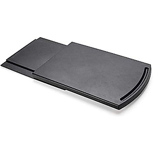 Ihomepark Sliding Coffee Maker Tray 12", Pull out Caddy Tray with Smooth Rolling Wheels, Under Carbinet Small Countertop Appliance Holder for Blender Toaster
