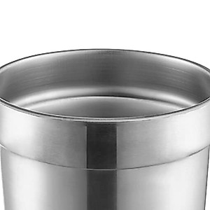 TrueCraftware 11 Qt. Vegetable Inset Pan Stainless Steel - for Soup Warmer and Soup Chafer Soup Pot Soup Station Applicable for Kitchen Hotel Catering Restaurant Buffet Parties Banquets