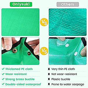 Onlysuki 39.5" X 31.5" Large Repotting Mat for Indoor Plant Transplanting and Dirt Control Portable Potting Tray Plant Gifts for Plant Lovers Gardening Gifts for Women & Men