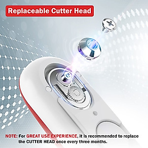 Electric Can Opener, Rechargeable Can Openers, Upgraded Blade Replaceable, One Touch Hand Free for Any Can Shape, Automatic Cordless Can Opener for Seniors with Arthritis-Black