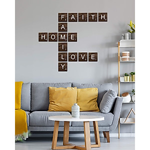 Scrabble Tiles for Wall, Choose Your Size, Scrabble Wall Letters, Custom Home Decor for Wall, Family Decorations Letters & Names