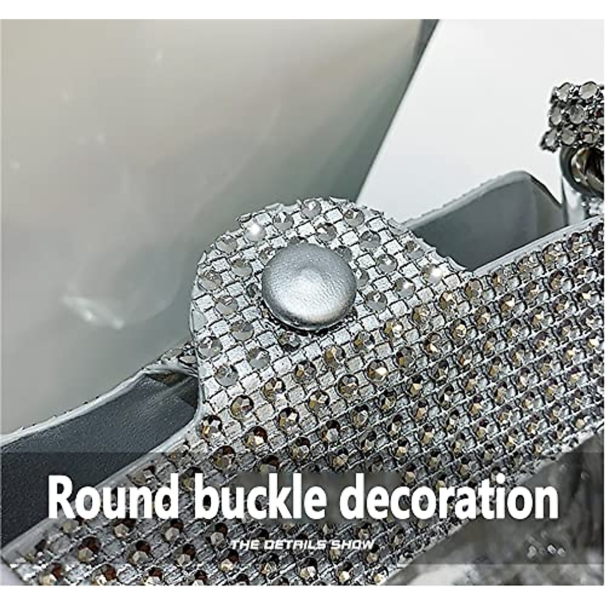 WANLD Clear Women's Crossbody Bag, Stadium Approved - Concert Event Transparent Small Wallet (golden)