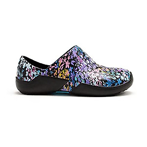 Anywear Journey Nurse Shoes Injected Molded EVA Slip-On Garden Shoes, Chef Shoes, 8, True Colors