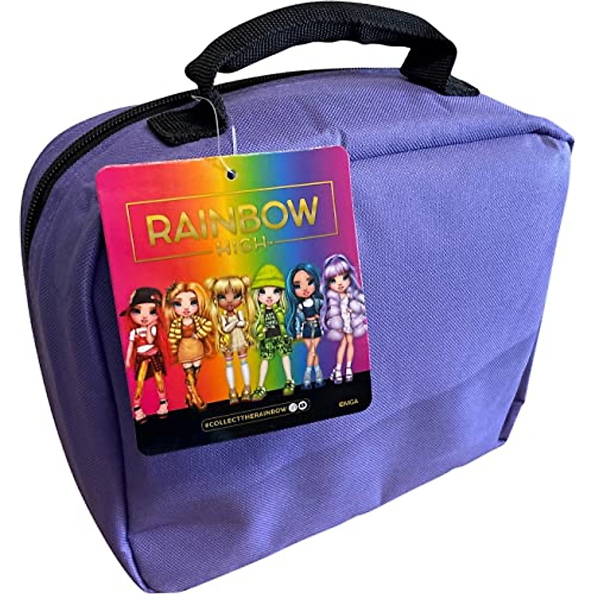 Fast Forward Rainbow High Insulated Lunch Bag (Purple)