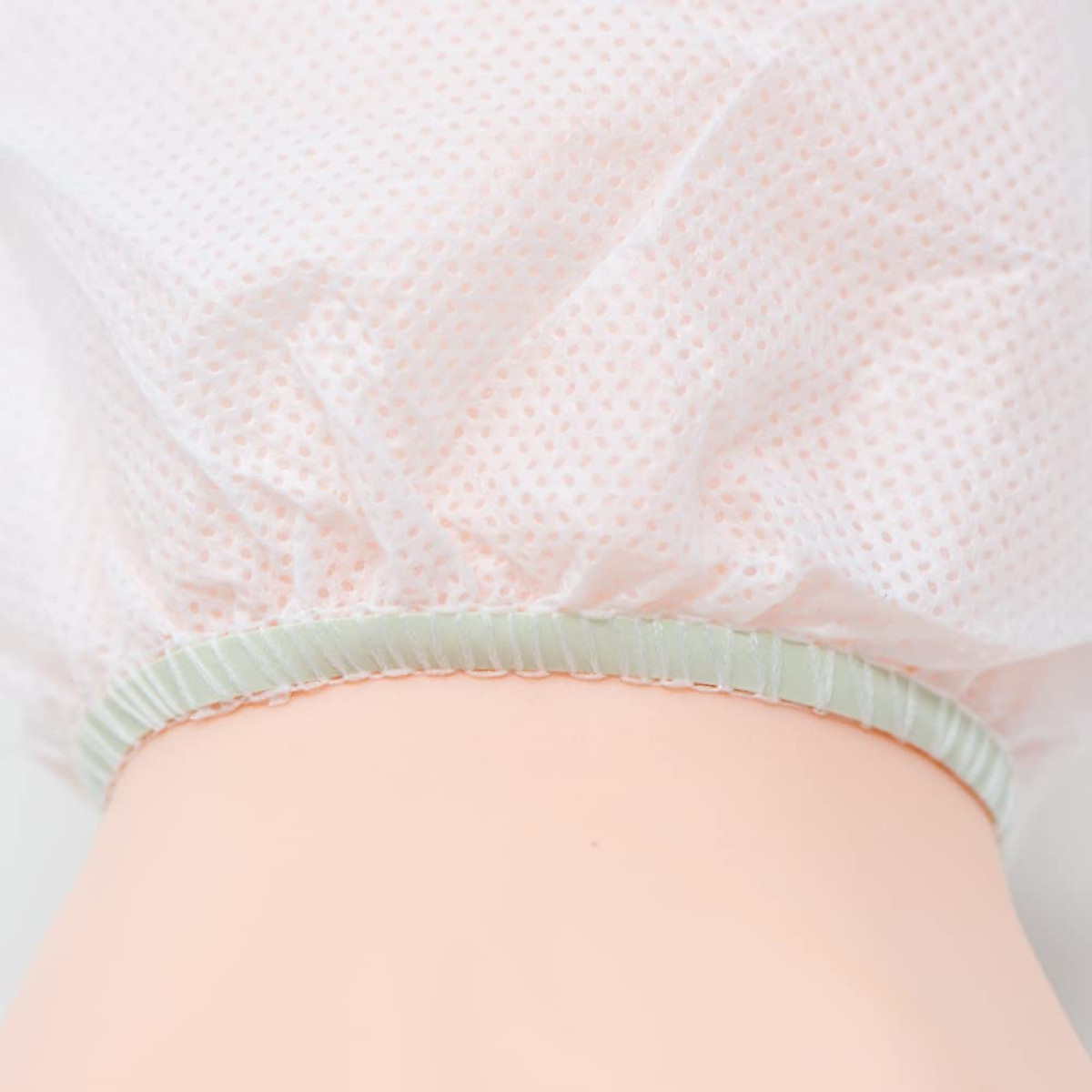 TRONEX 25 Pack Multilayer Nonwoven Disposable Coveralls with Open Ankles & Elastic Cuffs, White Disposable Jumpsuits (Extra Large)