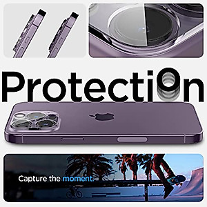 Spigen Camera Lens Screen Protector [GlasTR Optik] Designed for iPhone 14 Pro Max/iPhone 14 Pro [Case Friendly] - Clear [2 Pack]