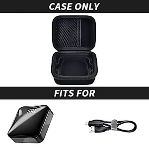 Case Compatible with T-CORE Power Bank, 10000mAh External Battery Packs Organizer, Storage Bag for iPhone/Cell Phone Portable Charger, High-Speed Charging Power Delivery Holder - Only Case - Black