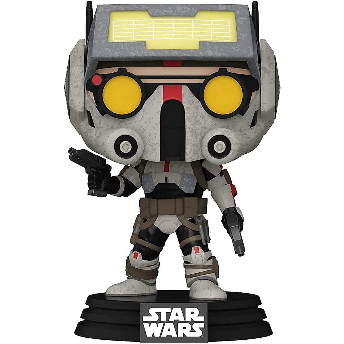 POP Star Wars: Bad Batch - Tech Funko Pop! Vinyl Figure (Bundled with Compatible Pop Box Protector Case), Bad Batch Tech, Multicolored, 3.75 inches